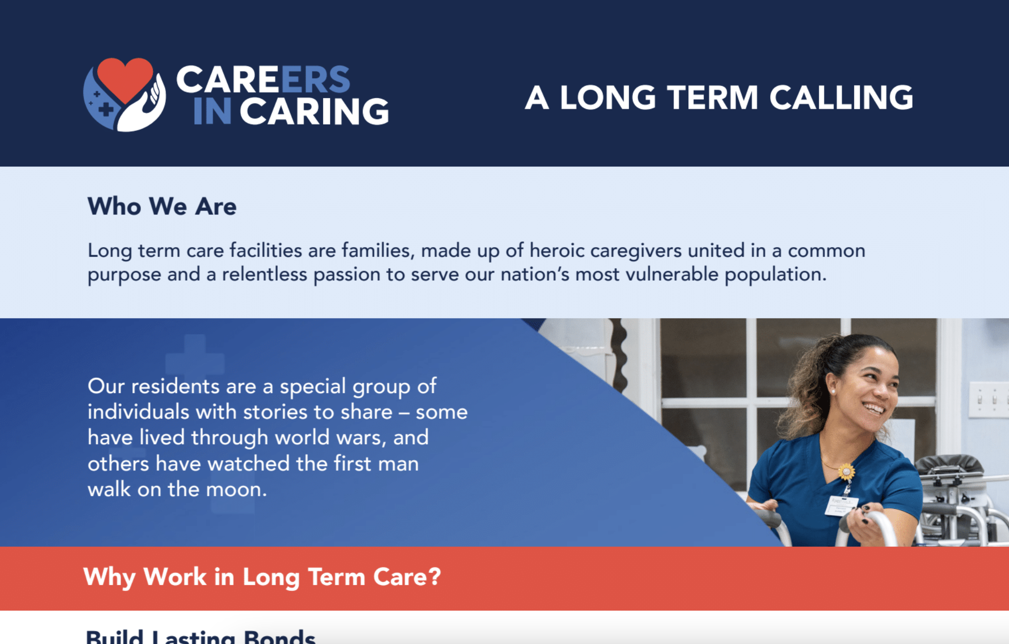 General One Pager - Careers in Caring
